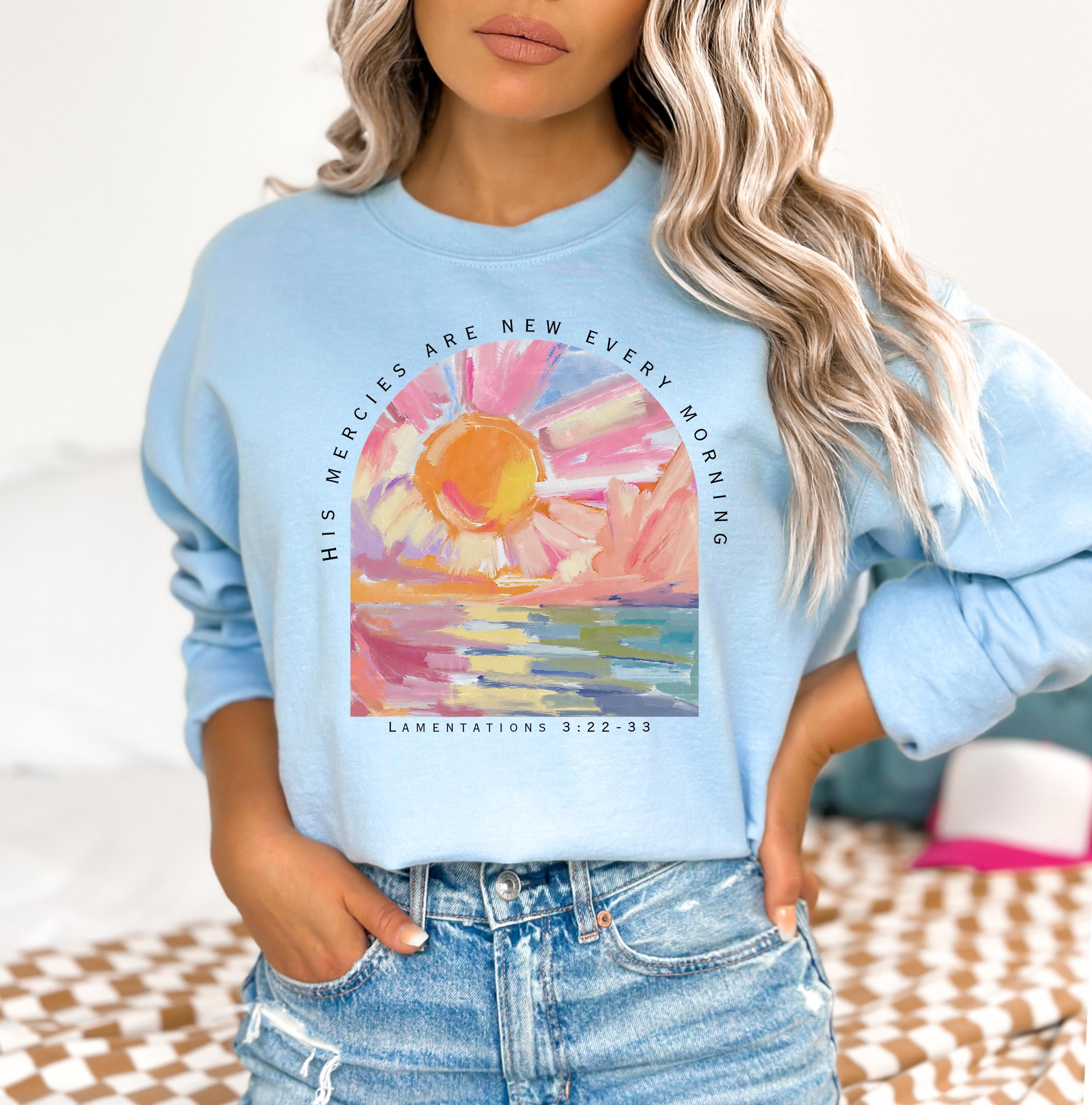 His Mercies Are New Every Morning Shirt, Religious T-Shirt, Christian ...