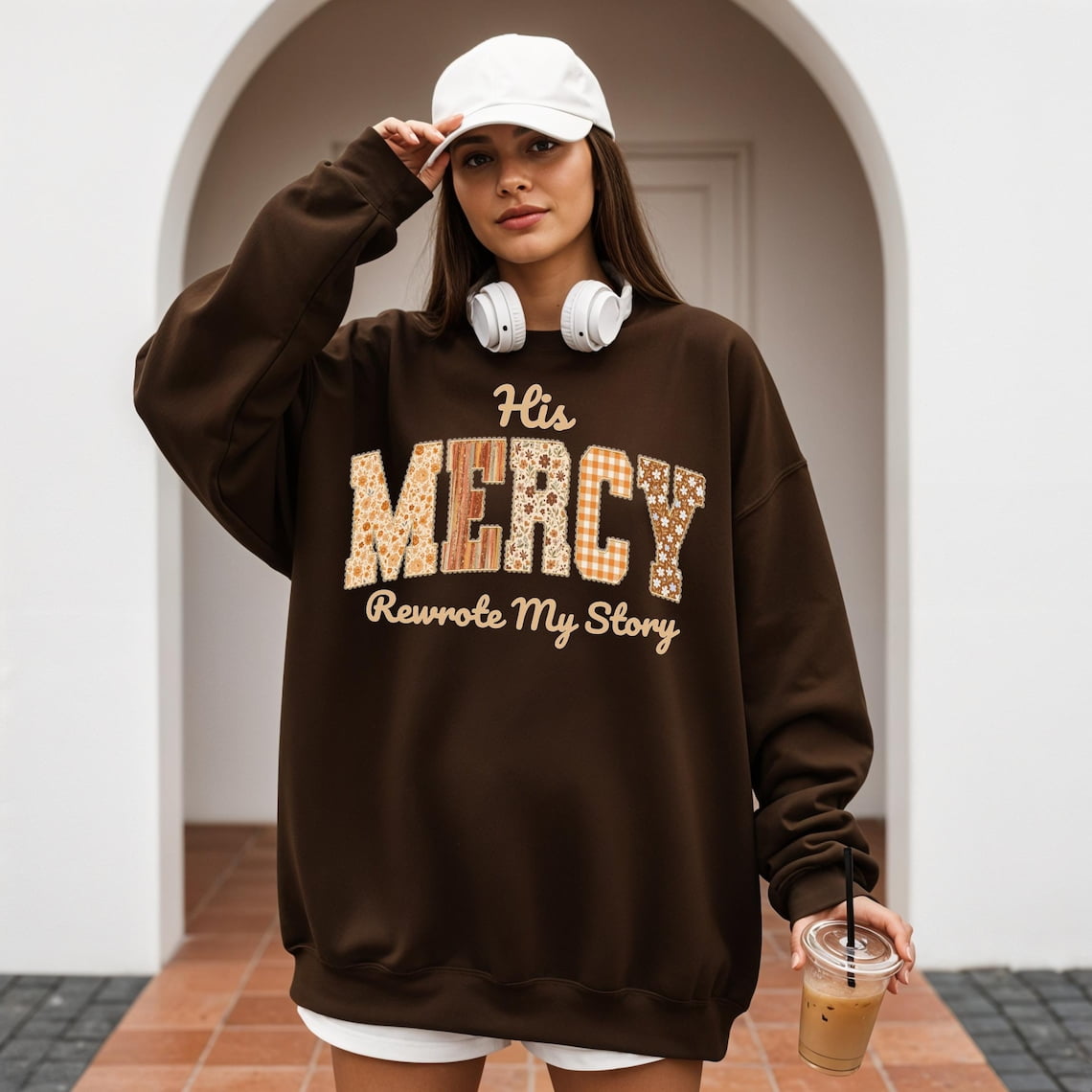 His Mercy Rewrote My Story, Christian Sublimation Design, Retro ...