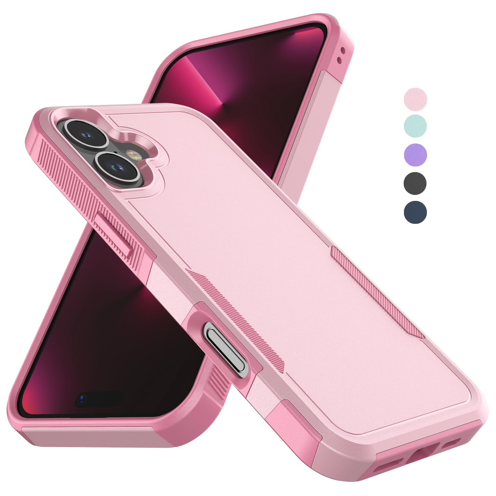 Hisdou Cover For Apple iPhone 16 2024,iPhone 16 Case,[2-in-1] Dual ...