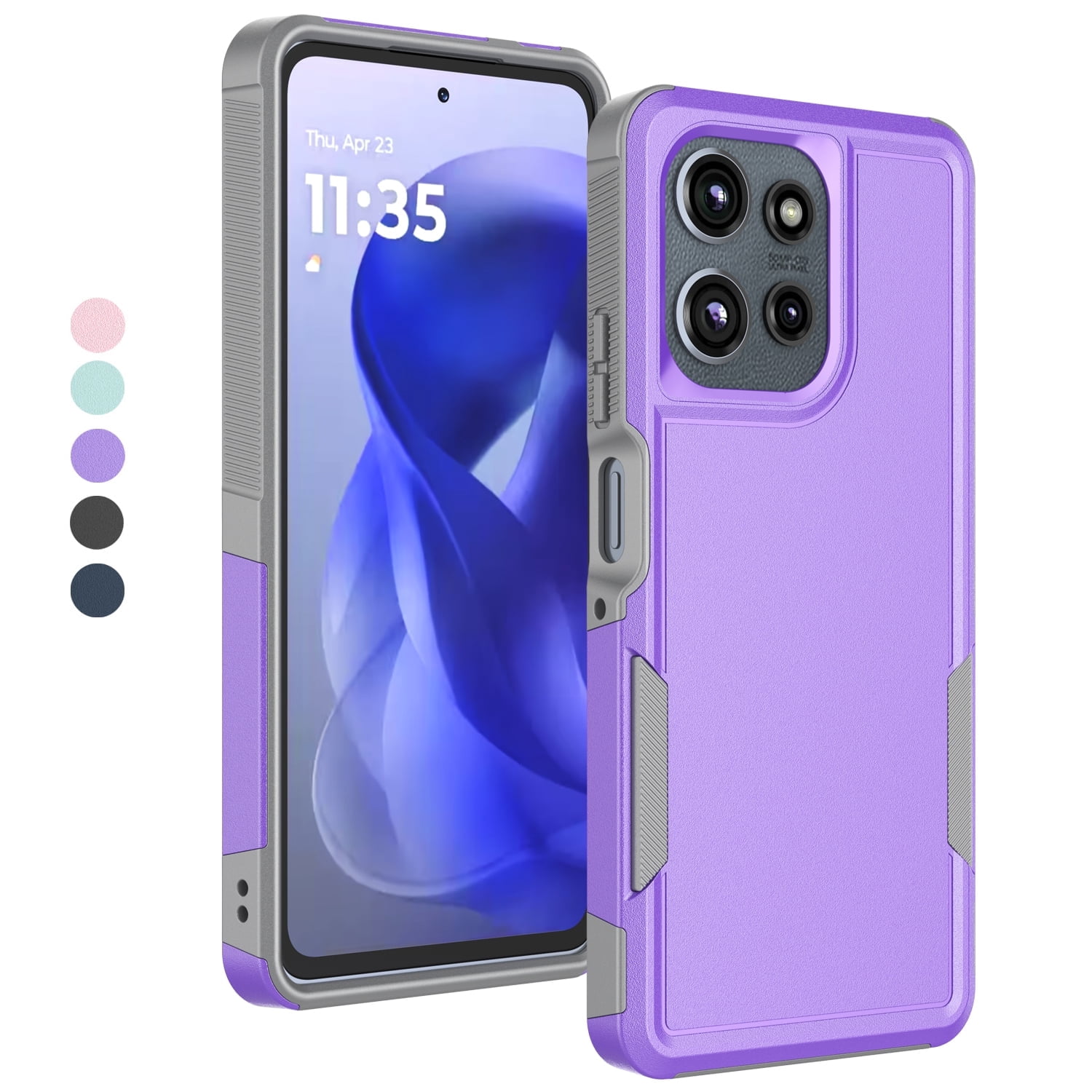 Hisdou Cover For Motorola Moto G Power 5G 2025,[2-in-1] Dual Layer ...