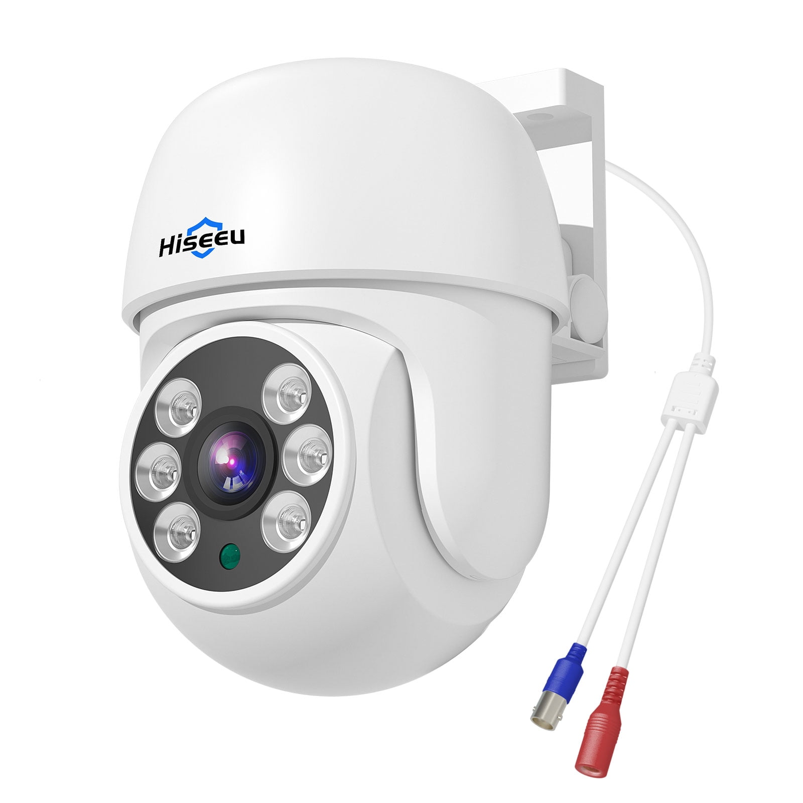 Hiseeu 5MP AHD CCTV PTZ Wired Security Camera, 350°pan 90°tilt, 60ft IR ...