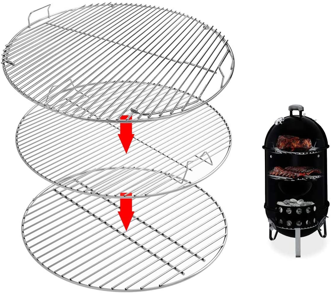 Oklahoma Joes Drum Smoker Triple Grate 18 in. - Walmart.com