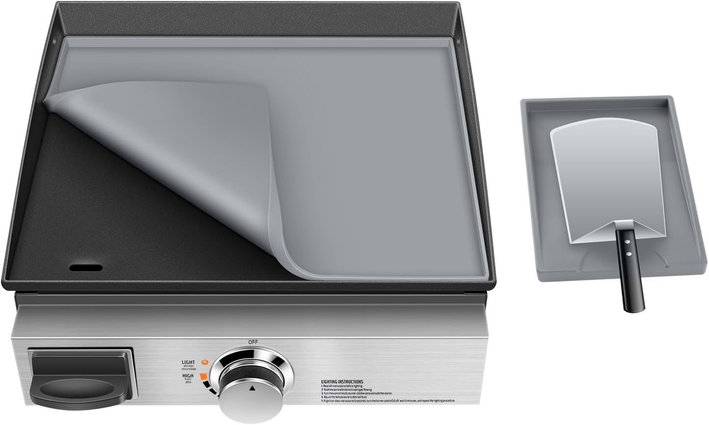 Hisencn Griddle Mat for Blackstone 17 inch Griddle Silicone Mat for ...