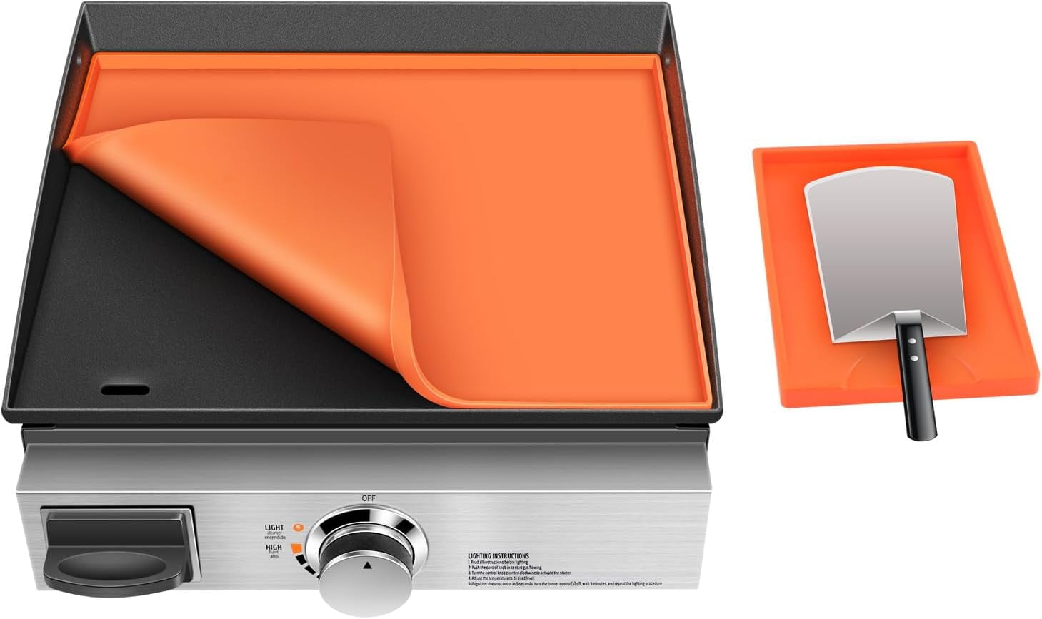 Hisencn Silicone Griddle Mat for Blackstone 17 22 28 36 In Griddle ...