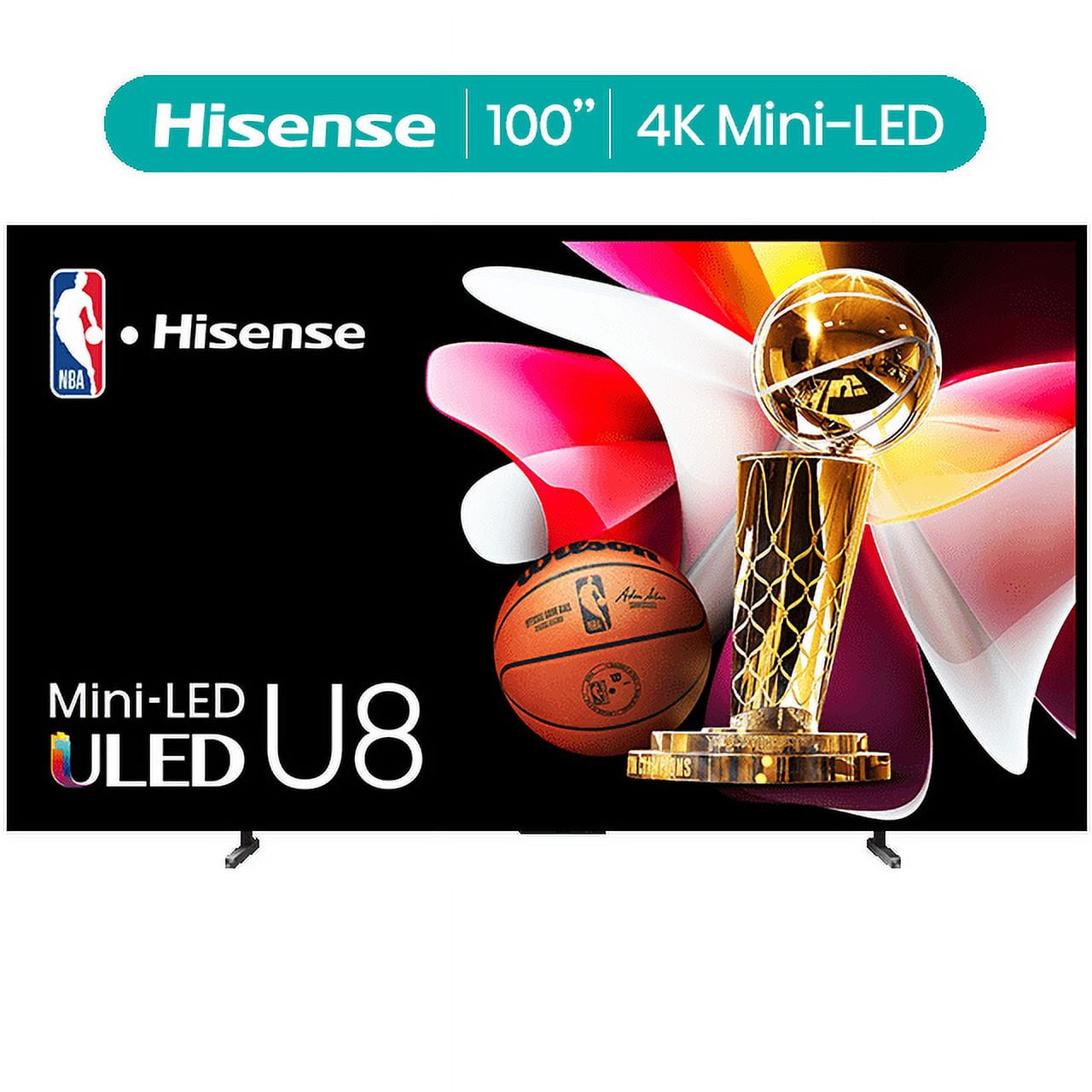 Hisense 100" Class U8 Series Mini-LED ULED 4K UHD Google Smart TV (100U8K) - QLED, Native 144Hz ...