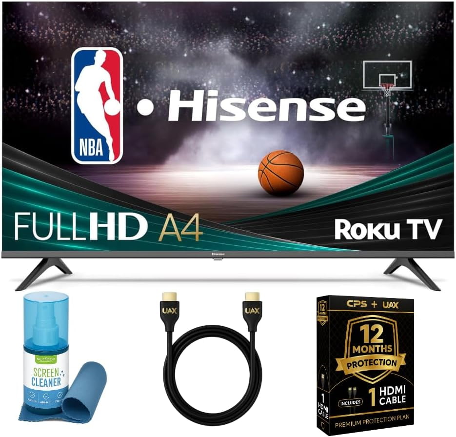 Hisense 43-Inch Roku Smart TV, Full HD 1080p, Dolby Audio, Alexa ...