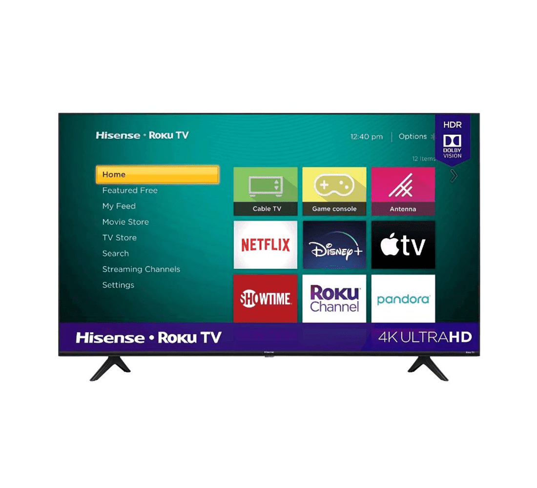 Hisense 50" Roku 4K UHD HDR Smart TV Dolby Vision HDR / HDR10 ...