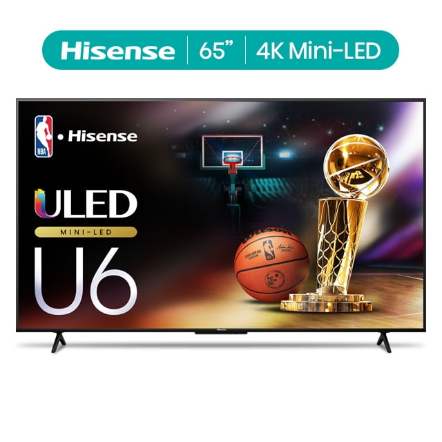 Hisense 65-Inch Class U6 Series Mini-LED ULED 4K UHD Google Smart TV ...
