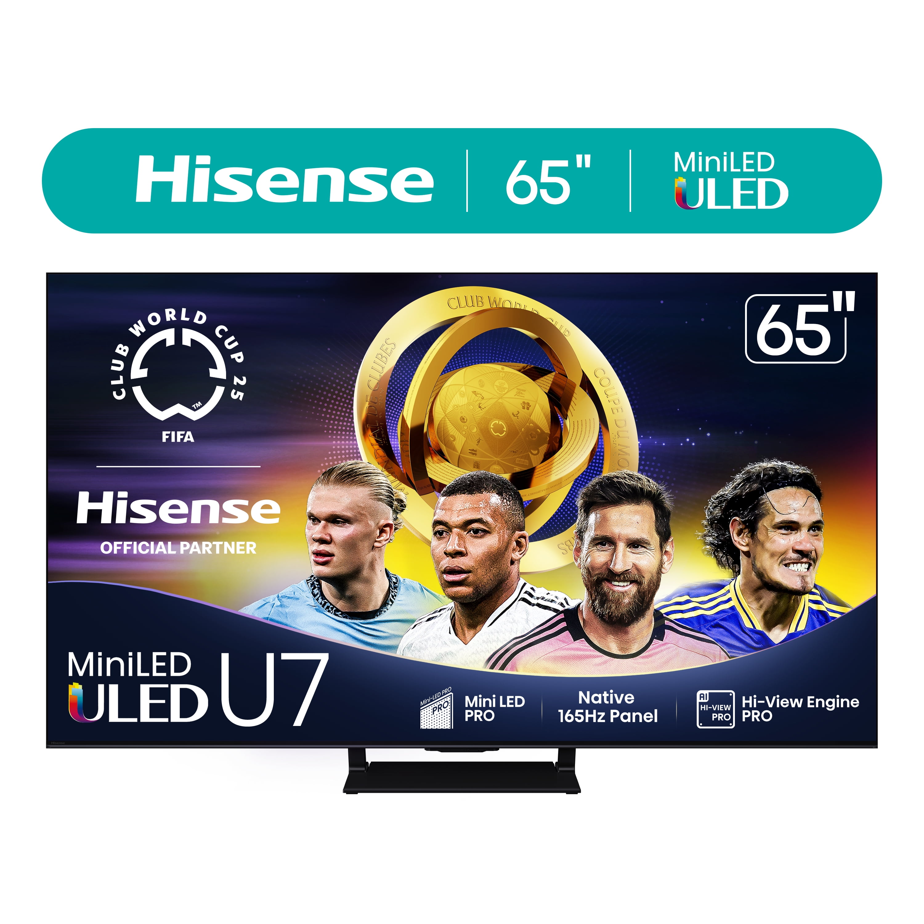 Hisense 65-Inch Class U7 Series Mini-LED Pro ULED 4K UHD Google Smart TV (65U7N) - QLED Quantum ...
