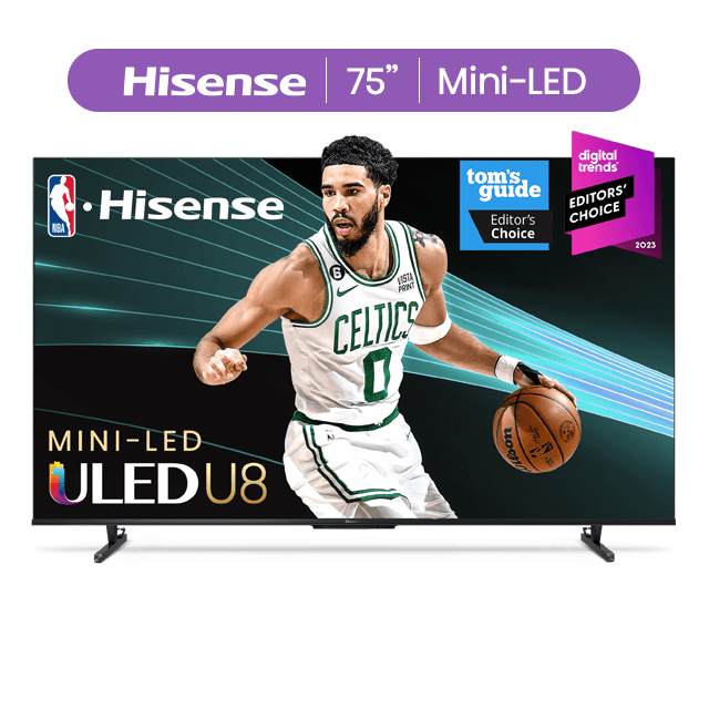 Hisense 75" Class U8 Series Mini-LED ULED 4K UHD Google Smart TV (75U8K ...