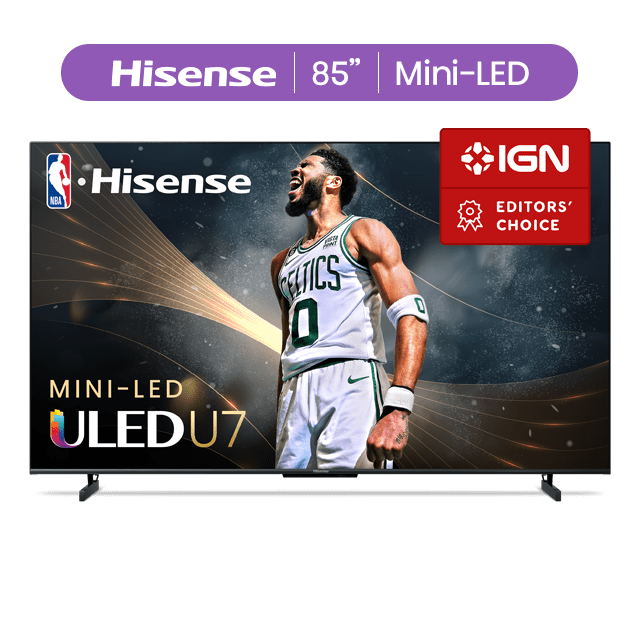 Hisense 85" Class U7 Series Mini-LED ULED 4K UHD Google Smart TV (85U7K ...