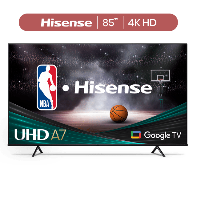 Hisense 85-Inch A7 Series 4K UHD Google TV with Wide Color Gamut ...