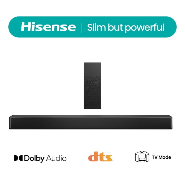 Hisense HS2100 2.1 Channel Sound Bar with Wireless Subwoofer - Walmart ...