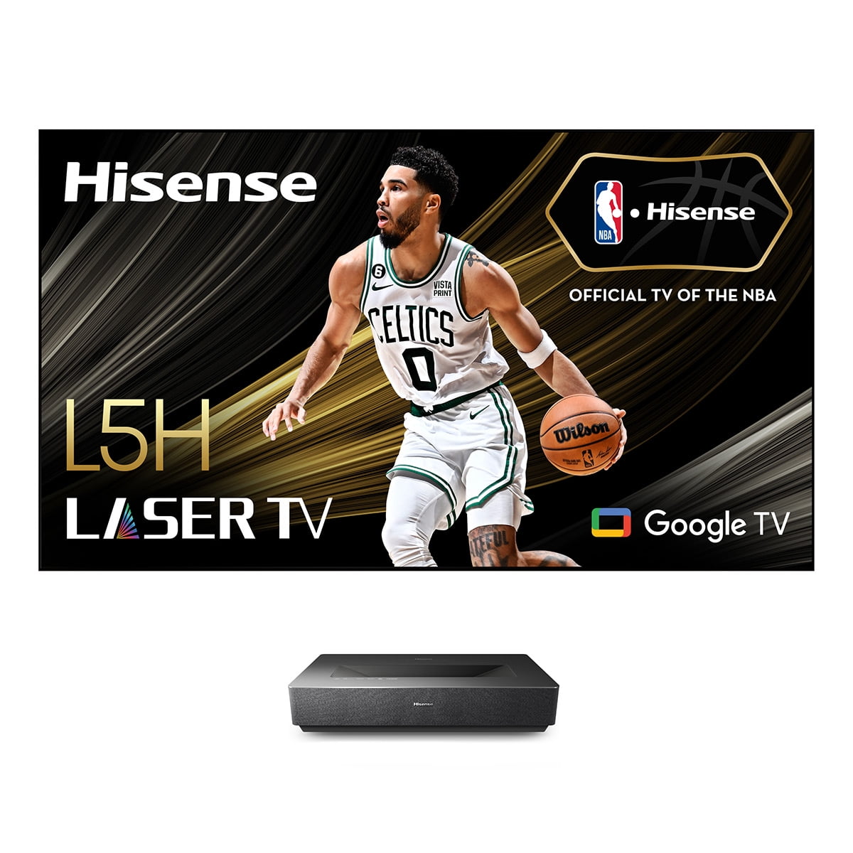 Hisense L5H 4K UHD Ultra Short Throw Laser TV Projector with 100" Light ...