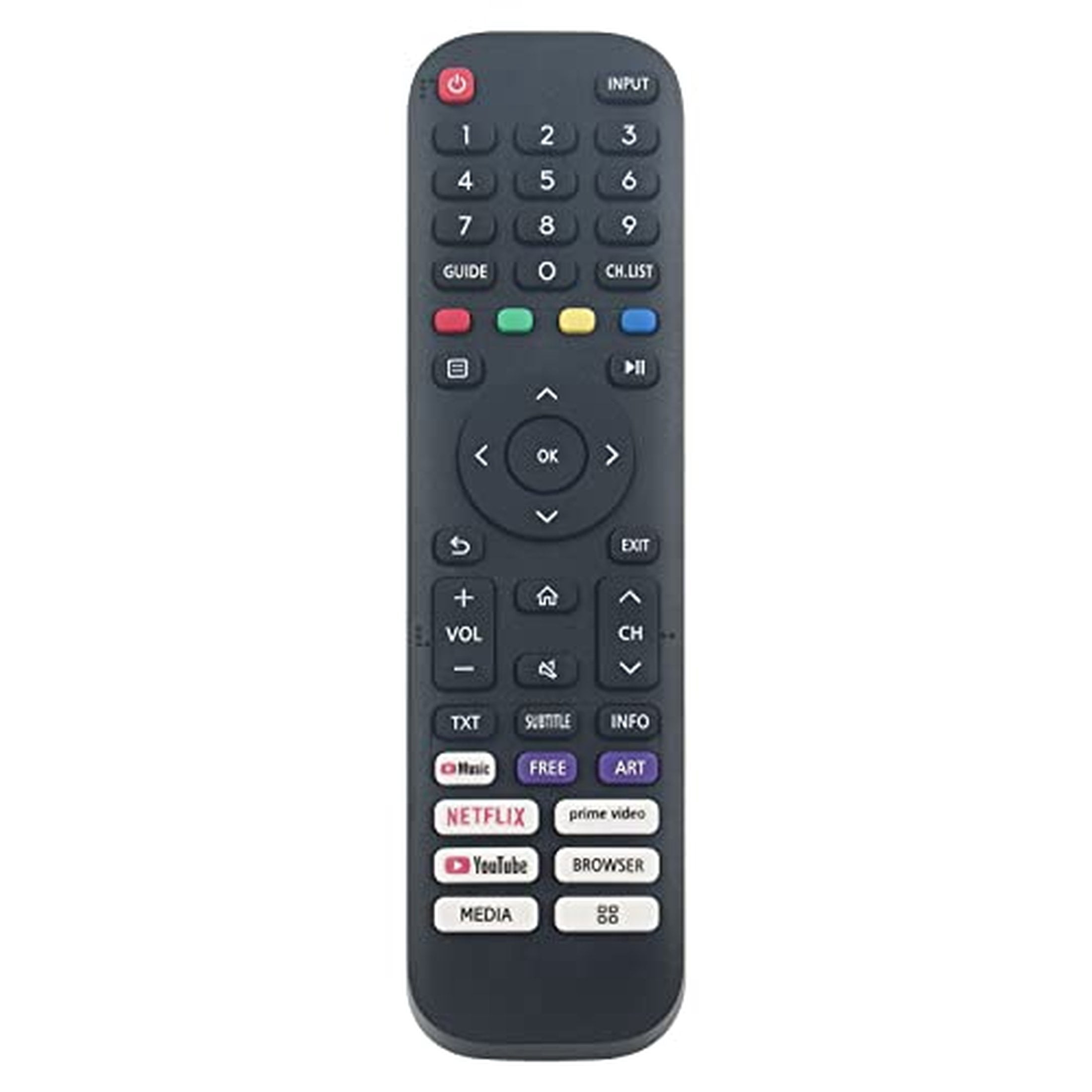 Hisense VIDAA TV Remote Control Replacement for 70S5 65A7500F - Walmart.com