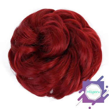 Benehair Messy Curly Hair Bun Easy Stretch Chignon Hair Extensions Clip ...
