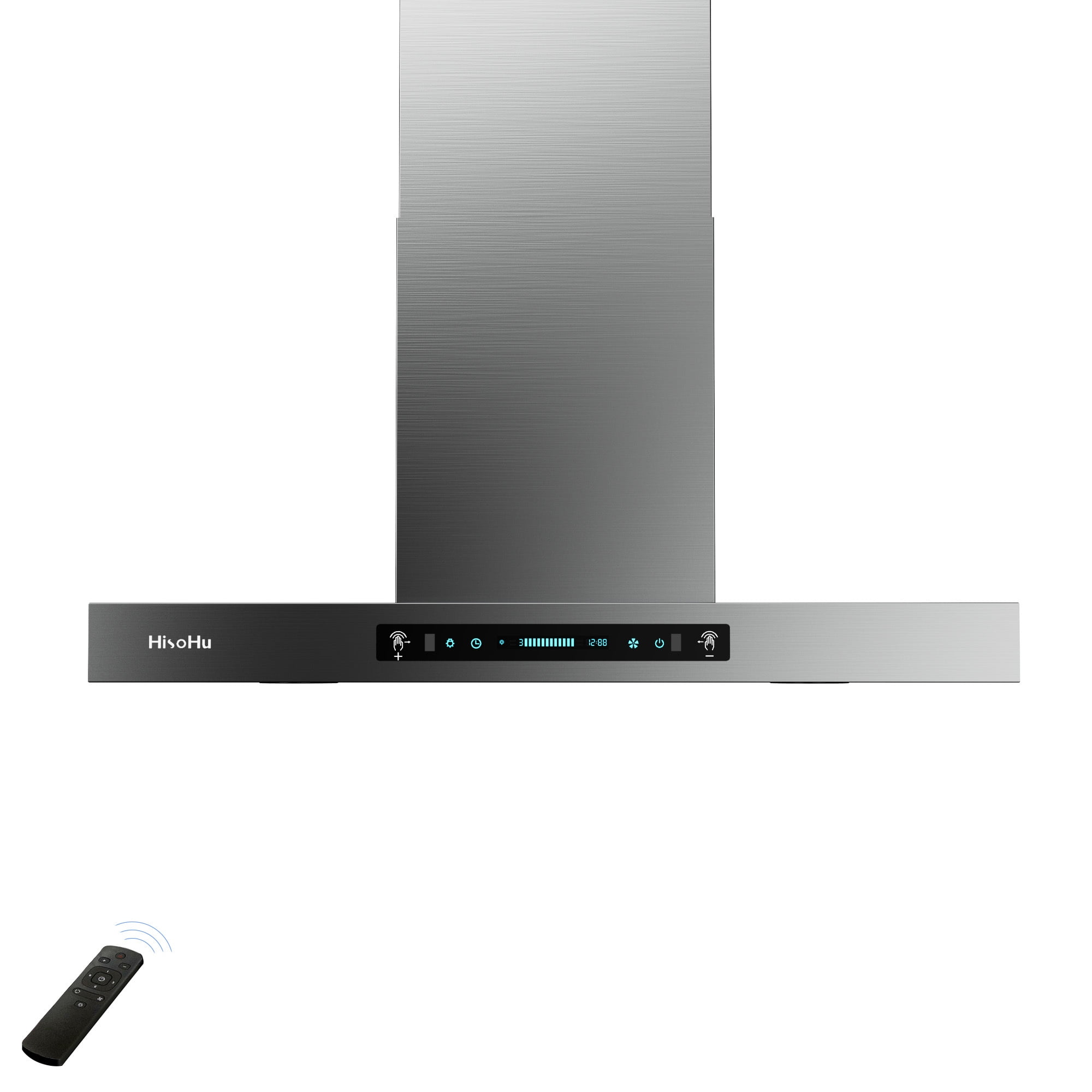 "HisoHu 36"" Wall Mount Range Hood, 780 CFM, Stainless Steel Kitchen ...