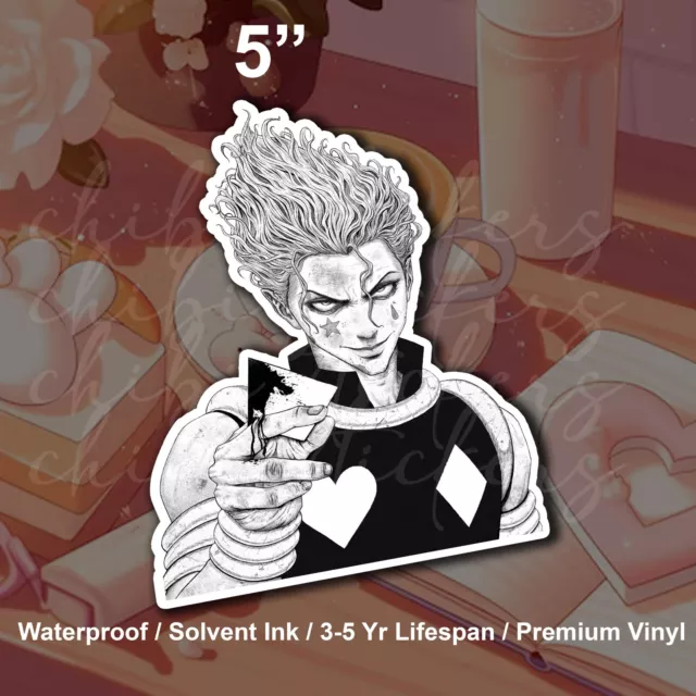 Hisoka Slap Bumper Sticker Anime Jester Sticker Decal Vinyl Sticker ...