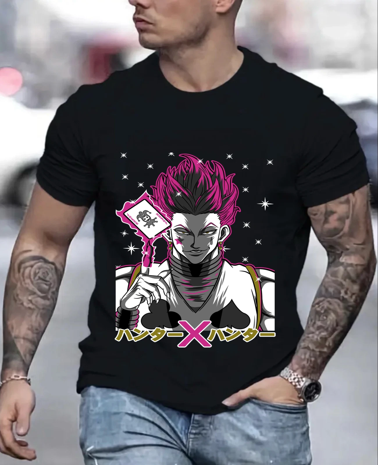 Hisoka T-Shirt Hunter X Hunter Manga Strip HXH Anime Gift Unisex Shirt ...