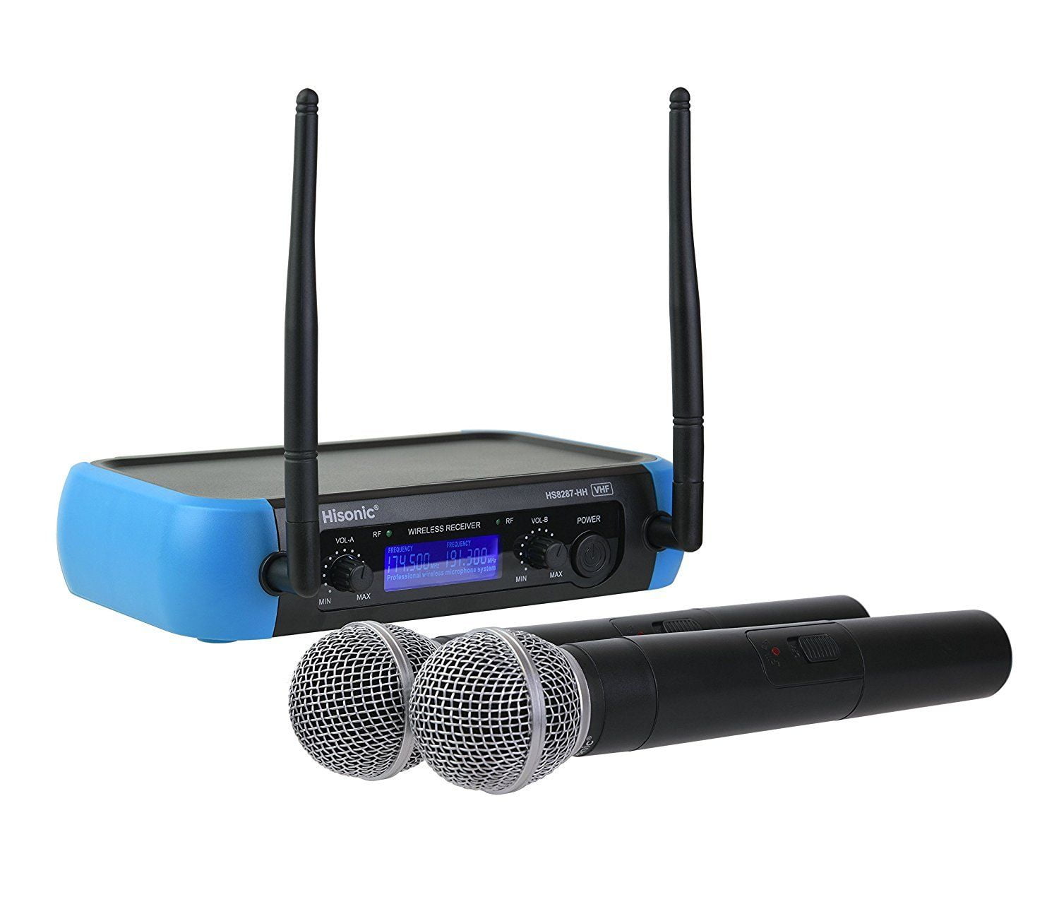 Hisonic HS8287HH Professional Sound Dual VHF Wireless Handheld ...