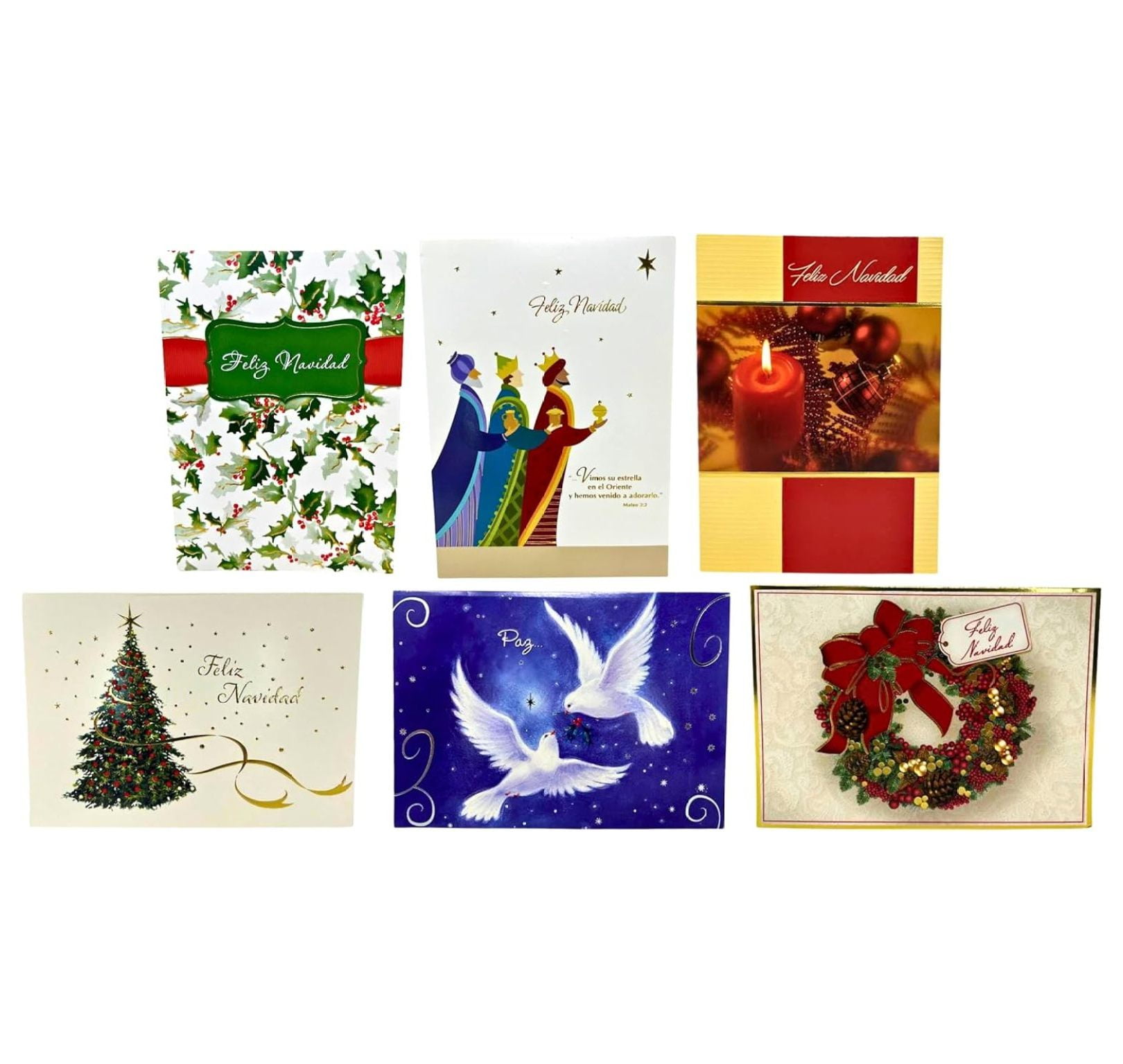 Hispanic Christmas Cards -Tarjetas Navideñas Box Set Assortment - 18 ...
