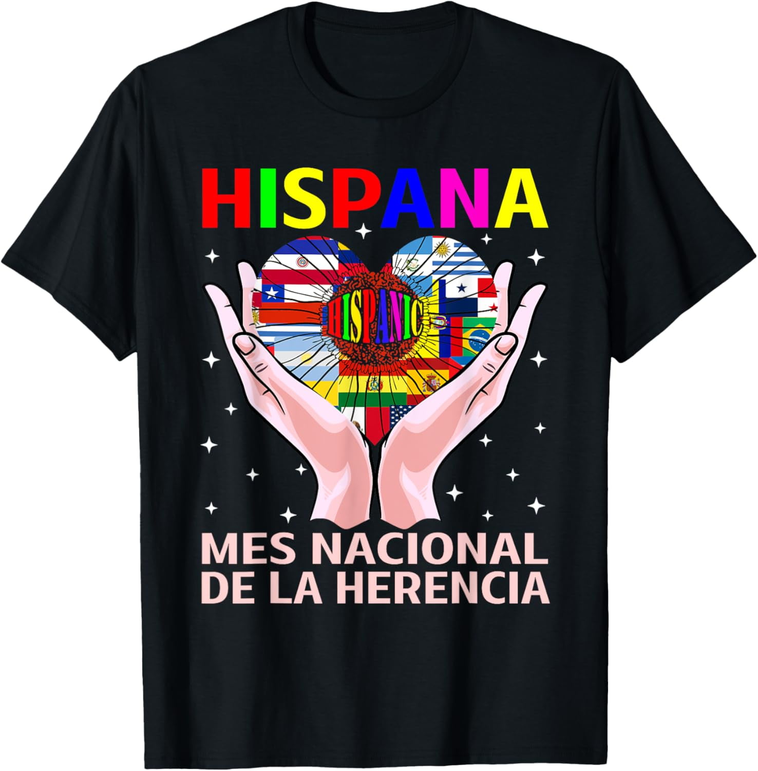 Hispanic Heritage Month 2024 Mes De La Herencia Hispana T-Shirt ...