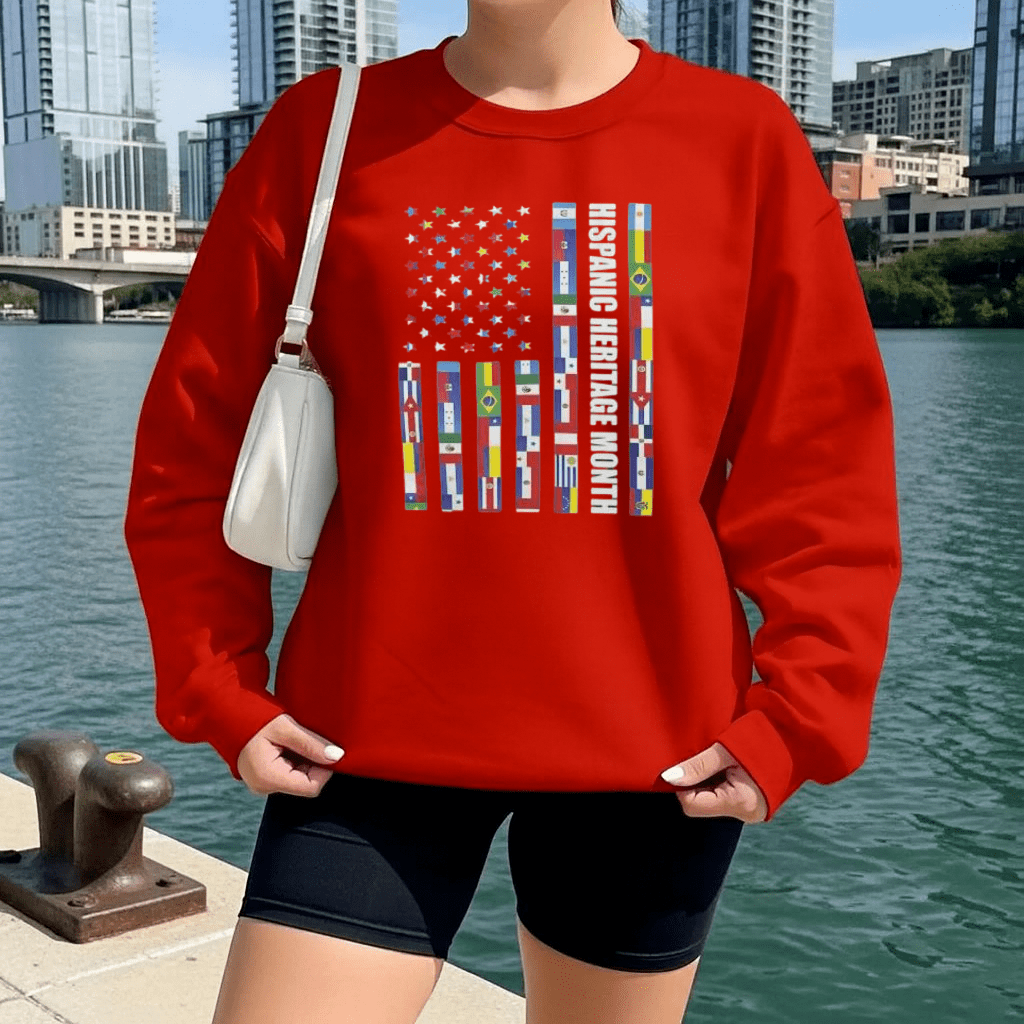 Hispanic Heritage Month All Countries Flags Latino Pride Graphic Gift ...