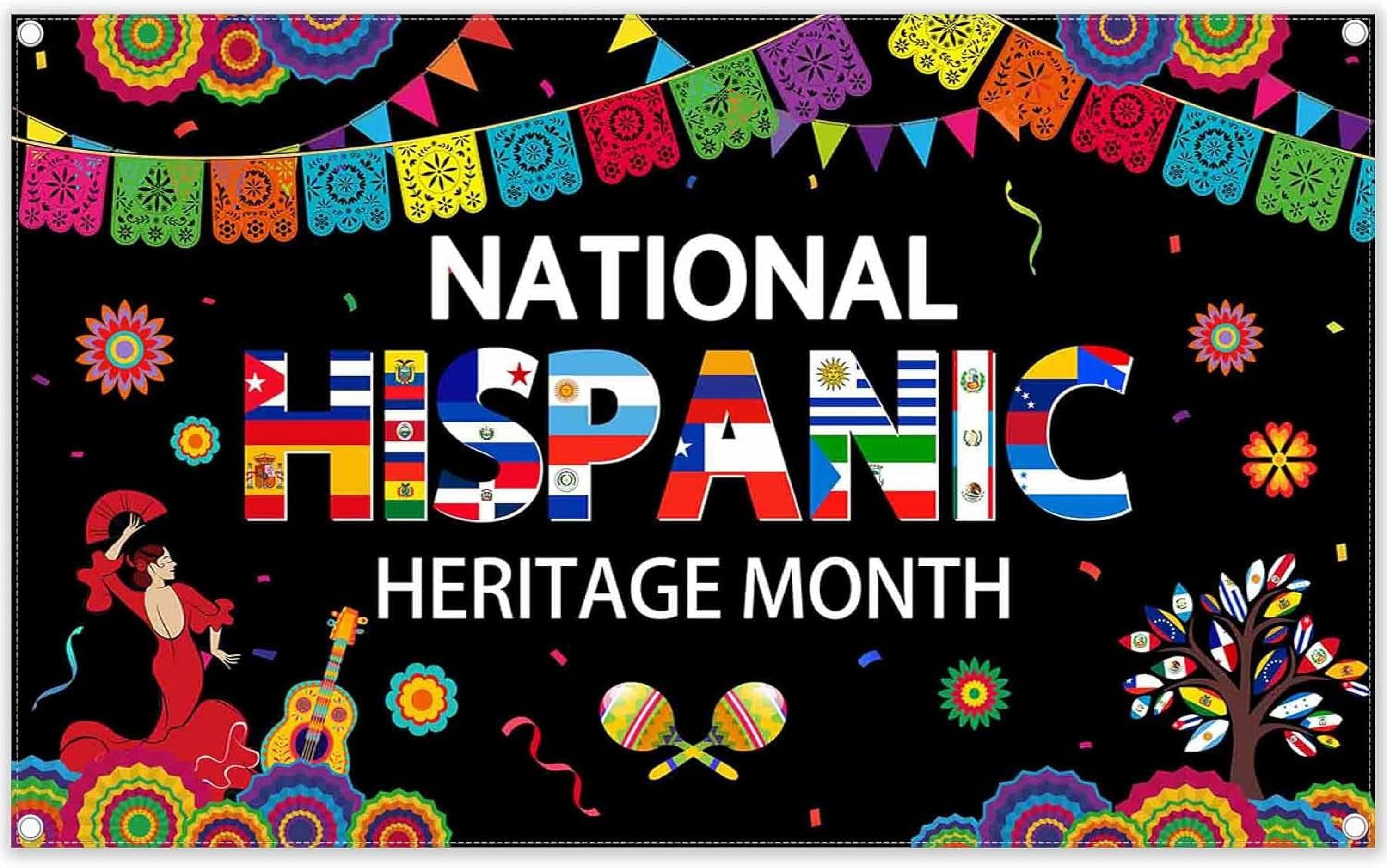 Hispanic Heritage Month Backdrop American Latino Spanish Photography ...