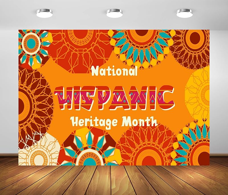 Hispanic Heritage Month Backdrop Decorations National Hispanic Heritage ...