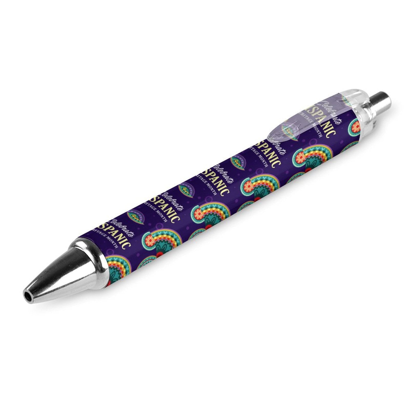 Hispanic Heritage Month Ballpoint Pen Retractable Pens Black Writing ...
