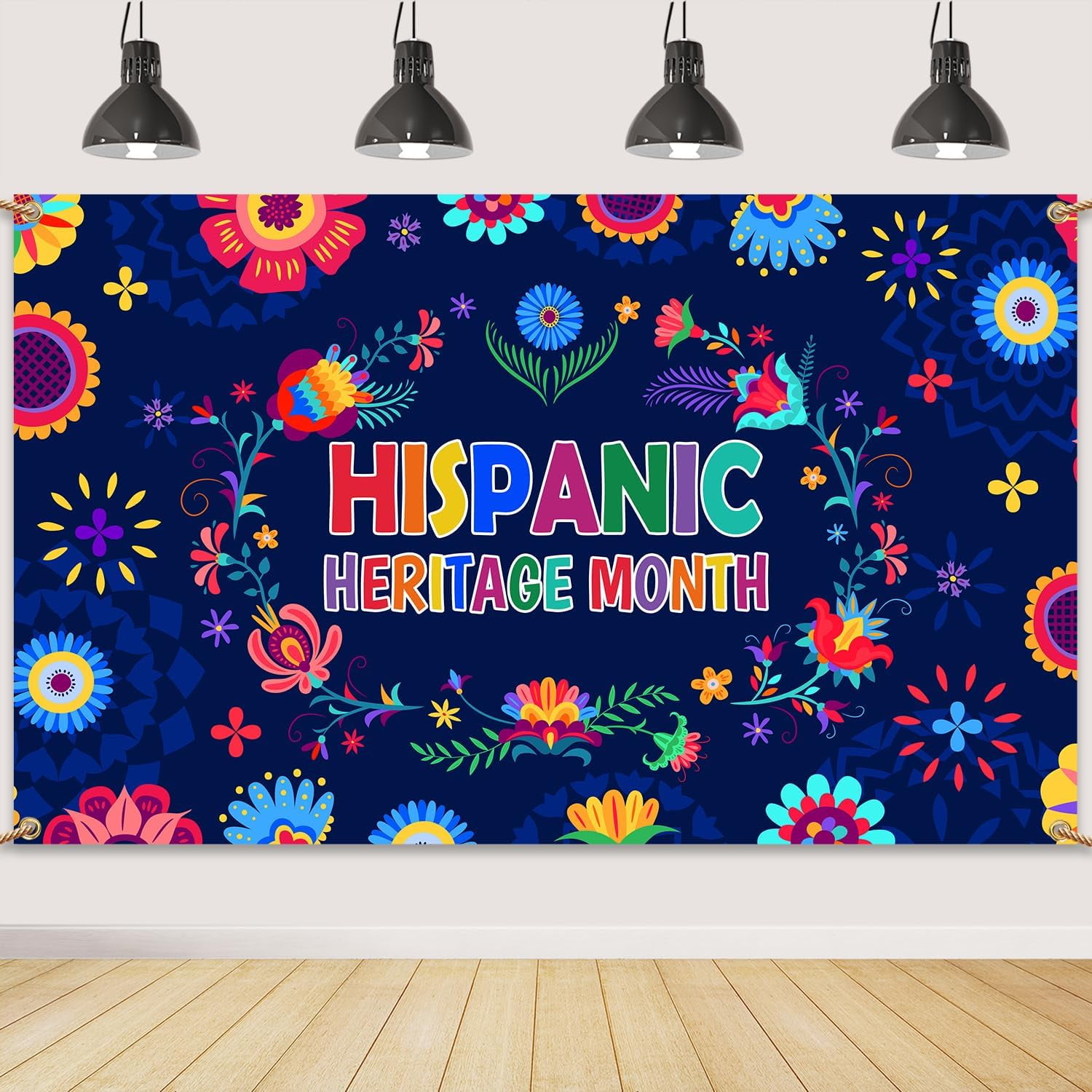 Hispanic Heritage Month Banner , Floral Latino Latin American Countries ...