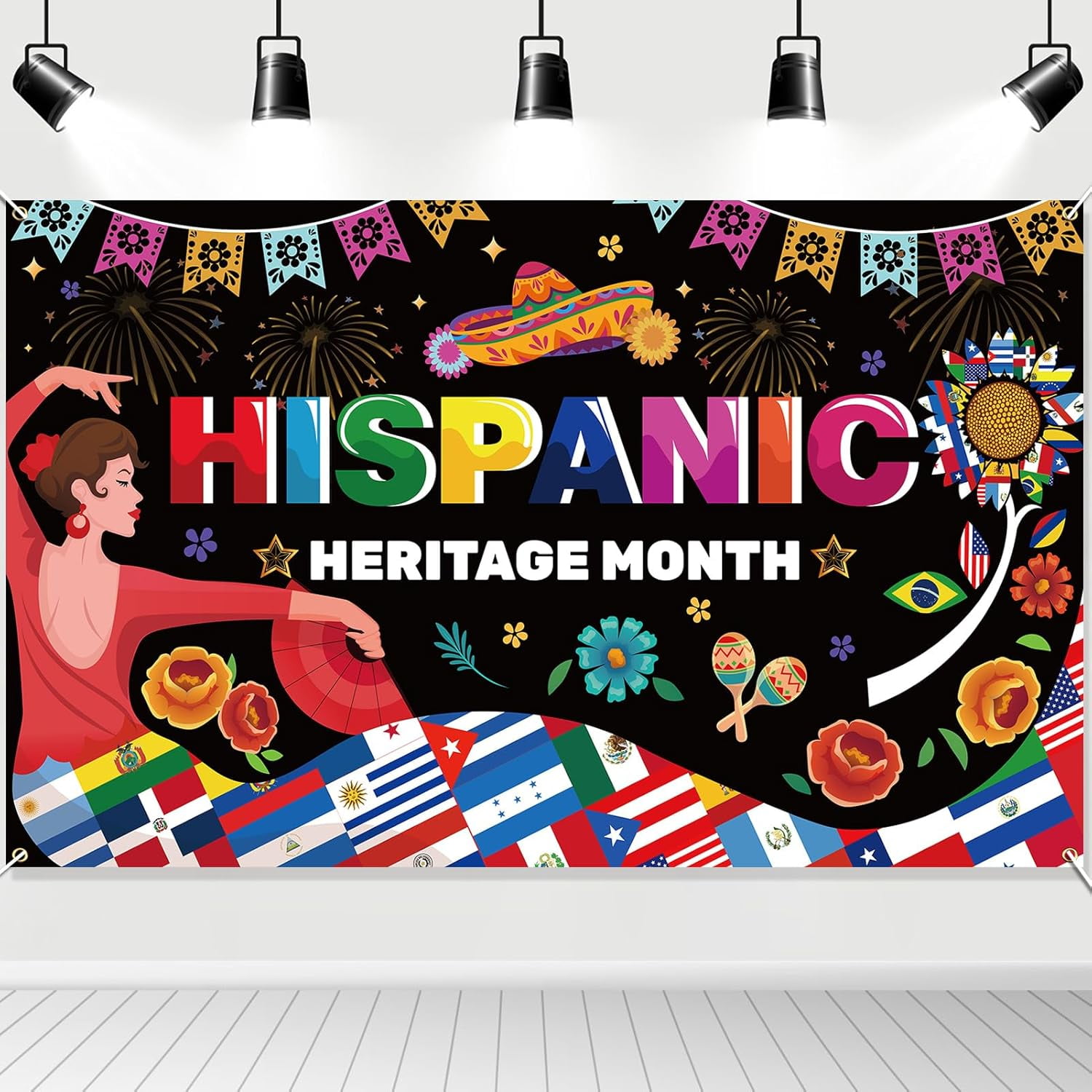 Hispanic Heritage Month Banner National Hispanic Heritage Month ...