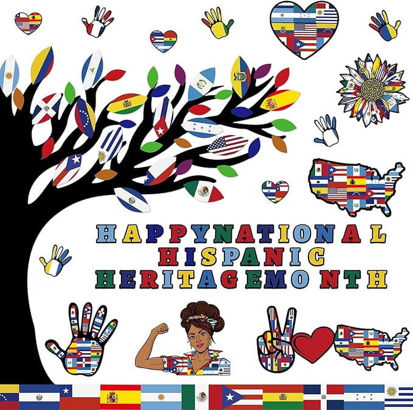 Hispanic Heritage Month Bulletin Board Set Hispanic Heritage Month ...
