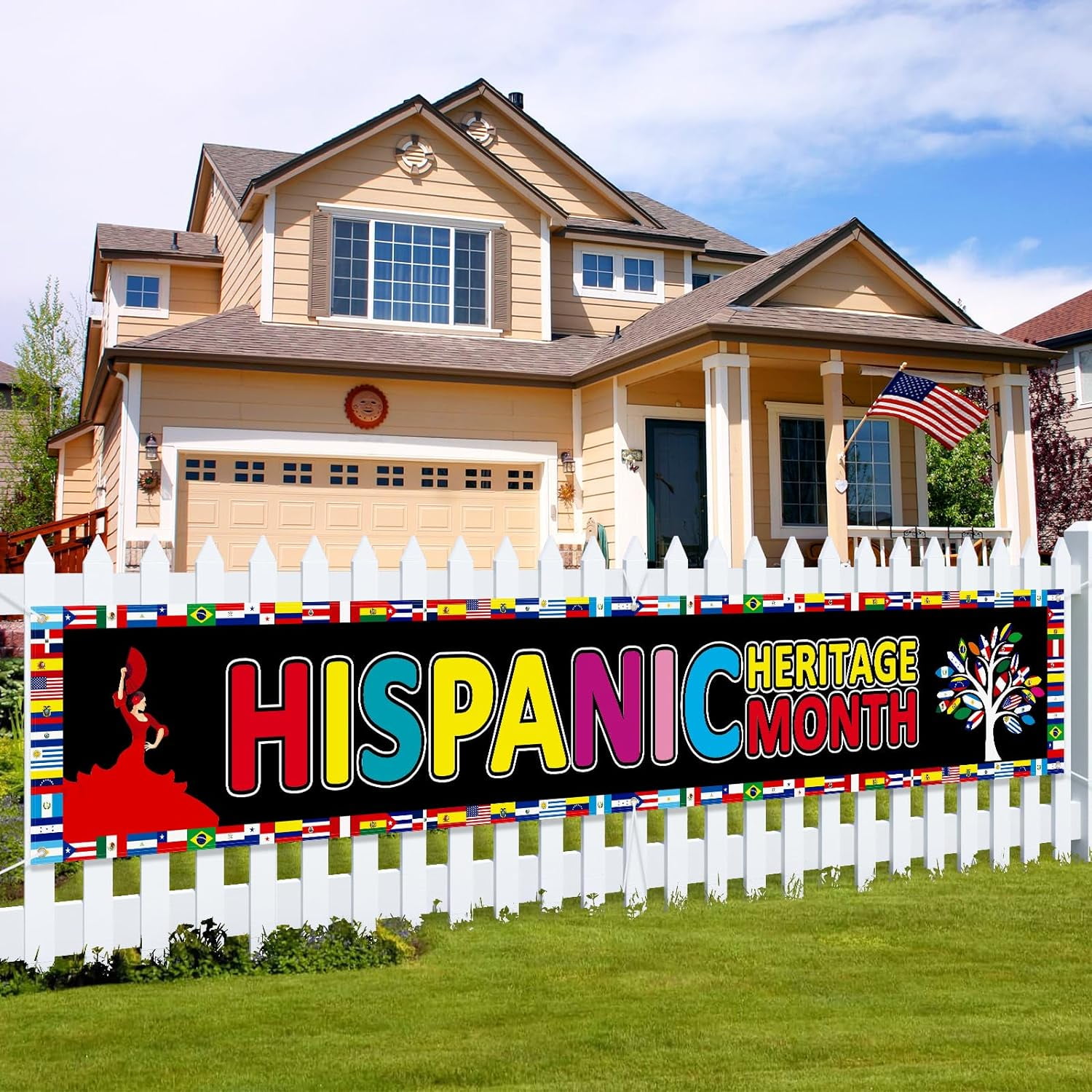 Hispanic Heritage Month Decorations Banner Spanish Speaking Latino ...