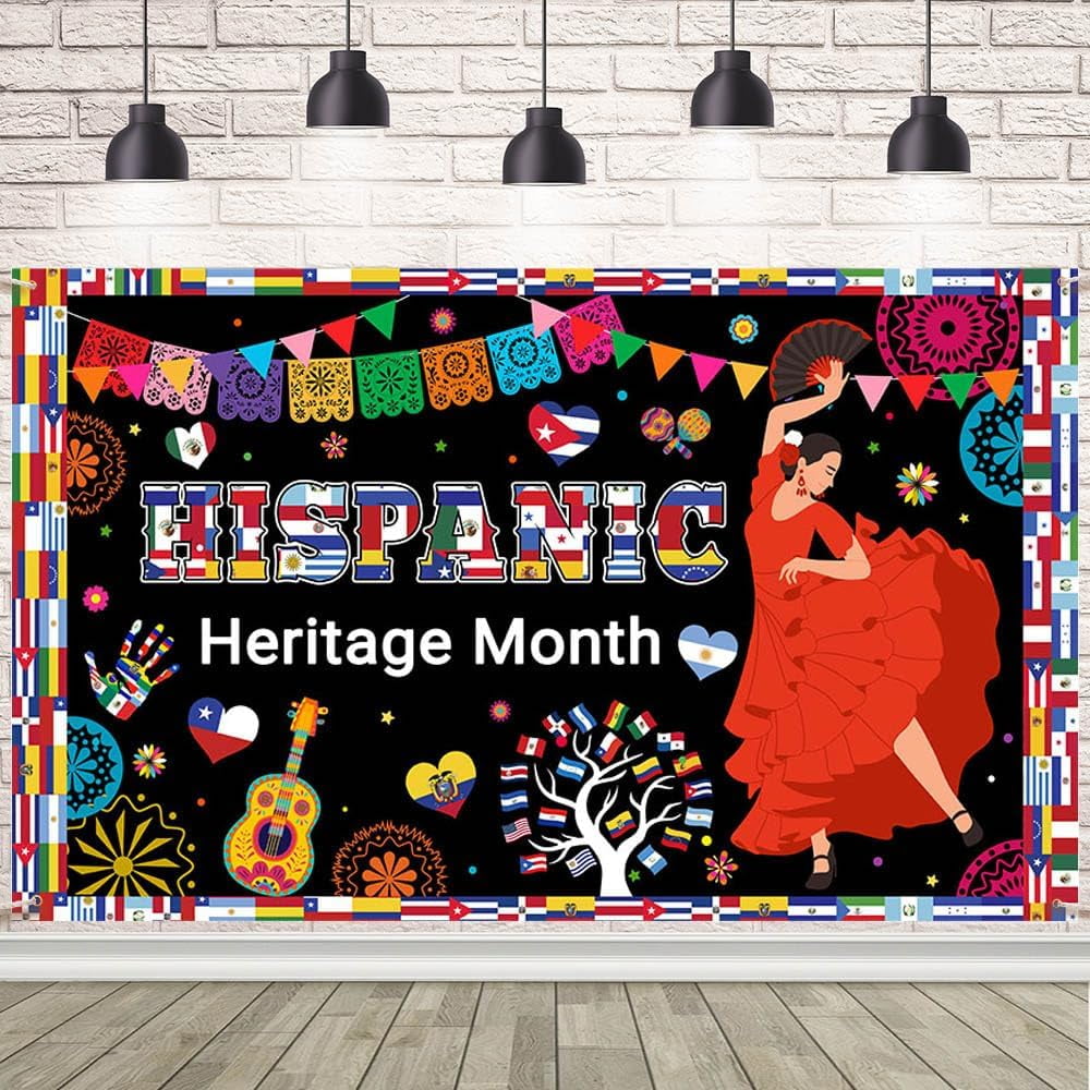 Hispanic Heritage Month Decorations Hispanic Heritage Month Banner ...