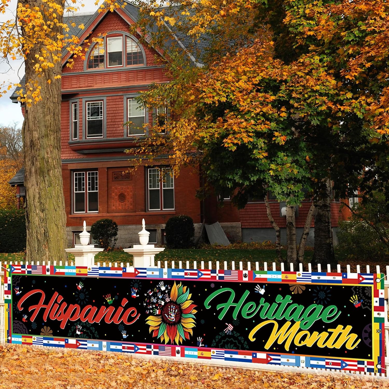 Hispanic Heritage Month Decorations Outdoor Hispanic Heritage Banner ...