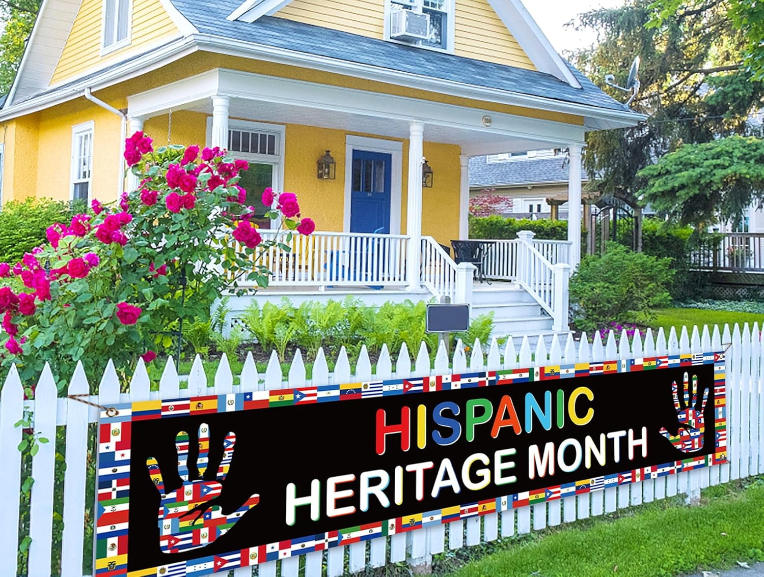 Hispanic Heritage Month Fence Banner Spanish Speaking Countries ...