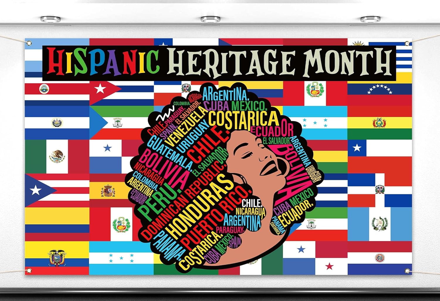 Hispanic Heritage Month Festival Backdrop Decoration Photo Booth ...
