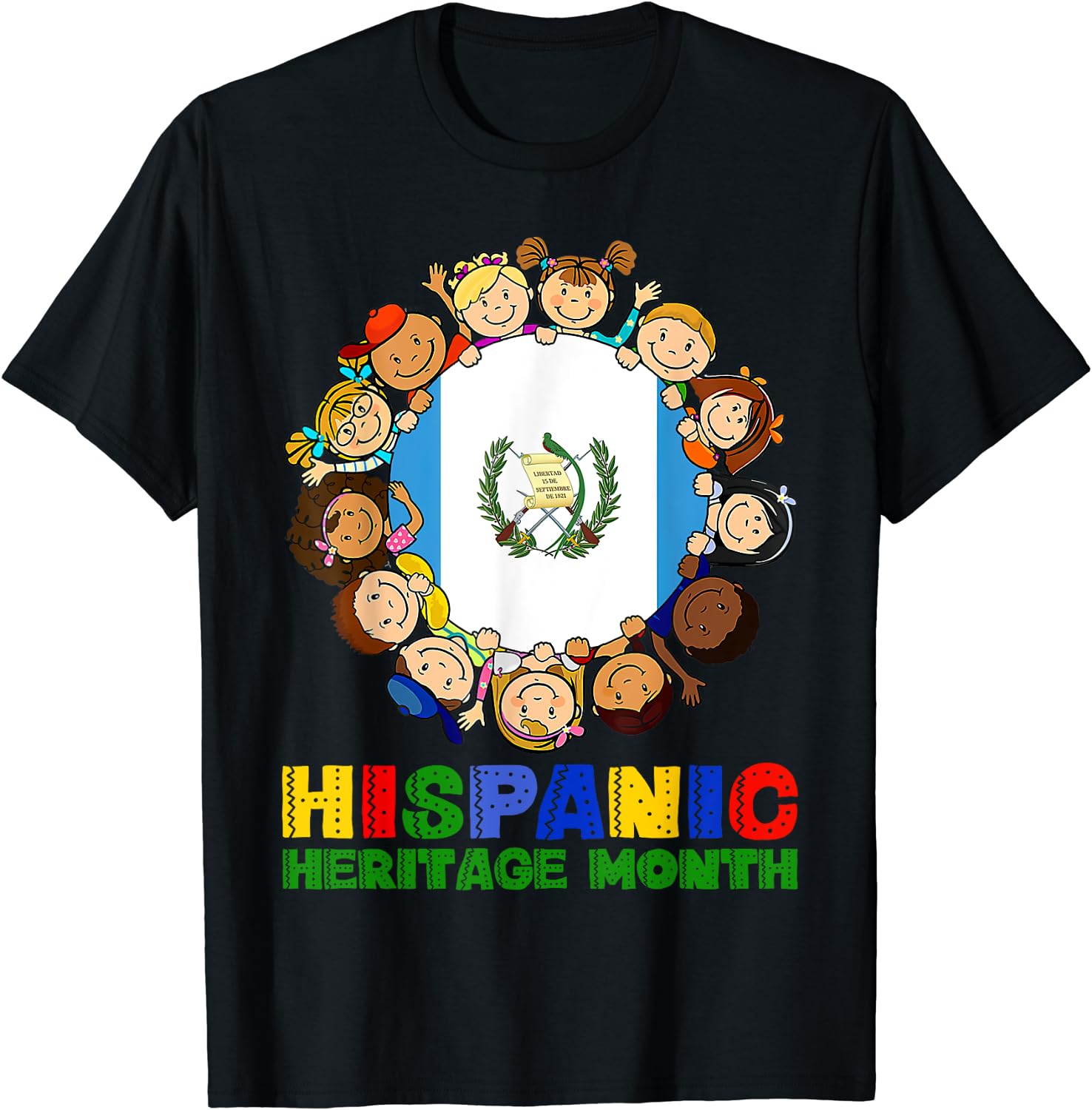Hispanic Heritage Month Guatemala T-Shirt - Walmart.com