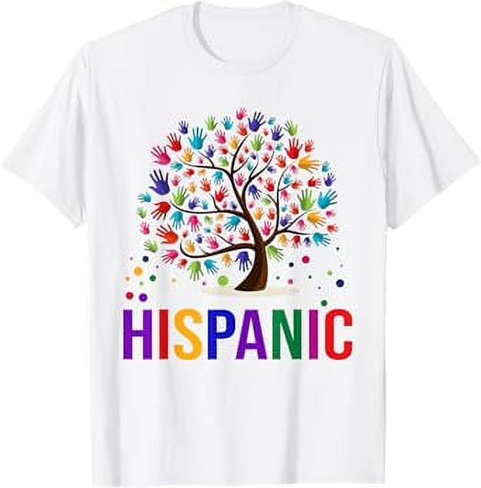 Hispanic Heritage Month Hand Sign Tree All Countries T-Shirt - Walmart.com