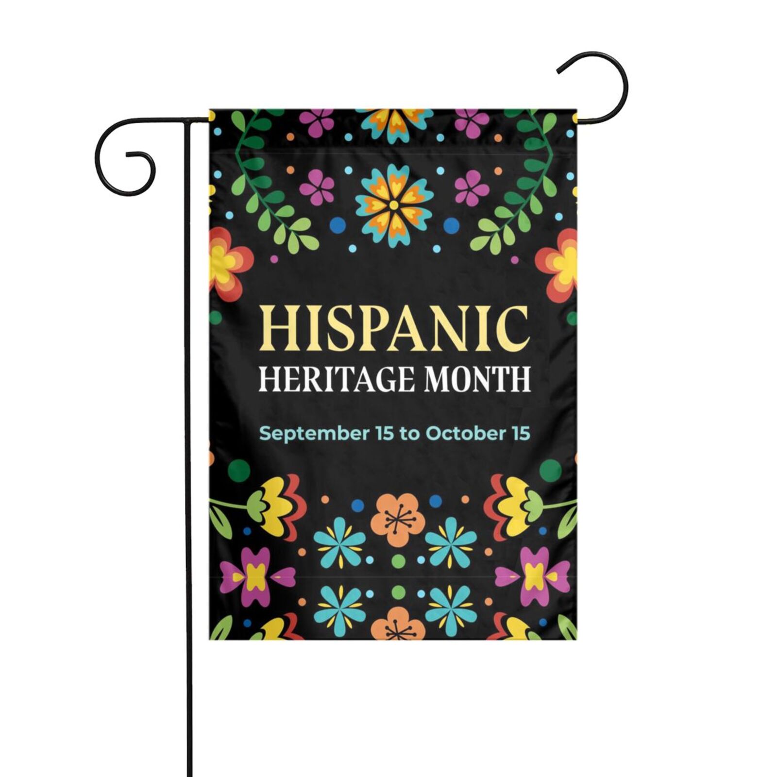 Hispanic Heritage Month Latin American 2024 Garden Flag Double Sided ...