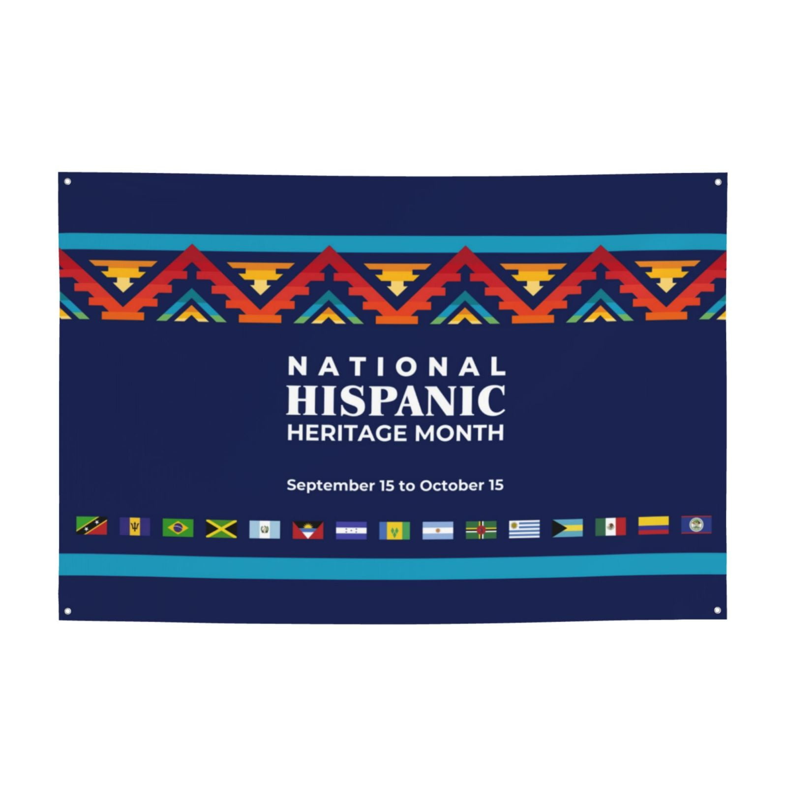 Hispanic Heritage Month Latin American 2024 Large Banner Party ...