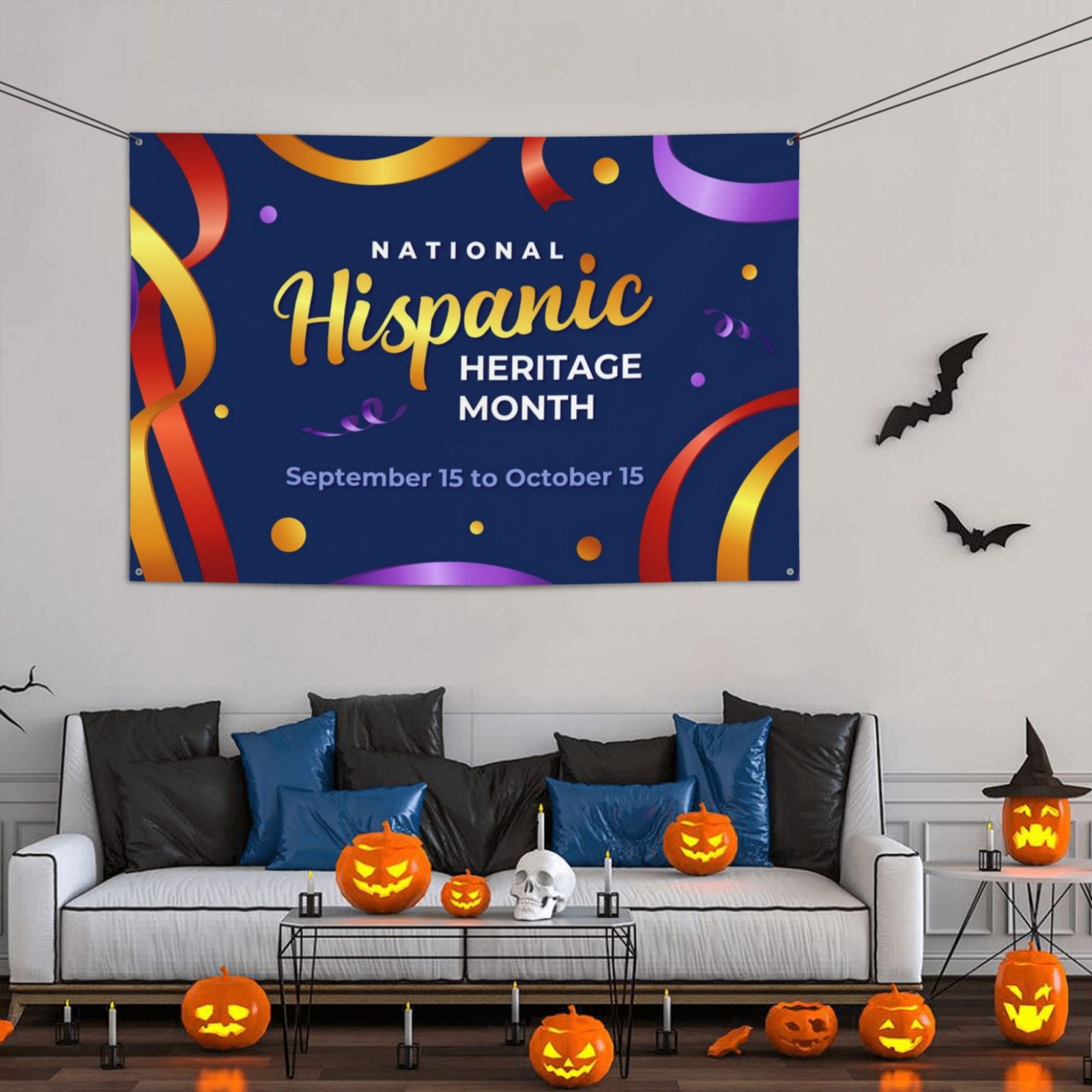 Hispanic Heritage Month Latin American 2024 Large Banner Party ...
