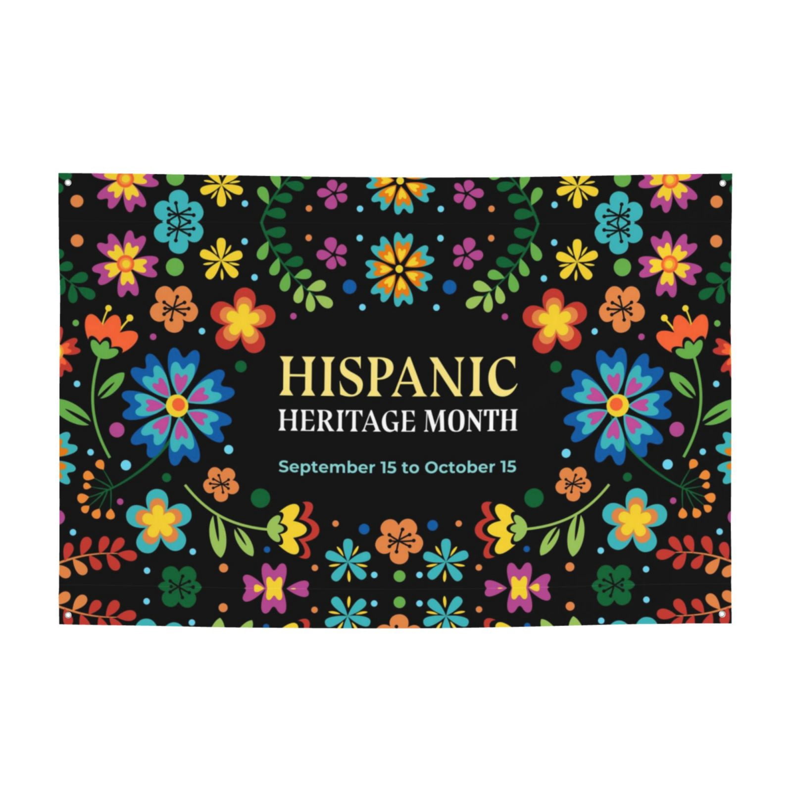 Hispanic Heritage Month Latin American 2024 Large Banner Party ...
