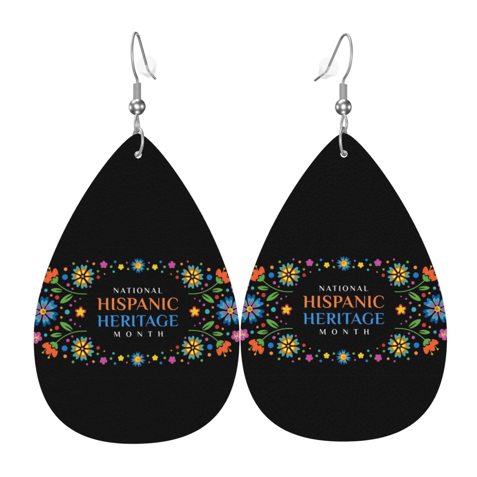 Hispanic Heritage Month Latin American 2024 Leather Earrings For Women ...