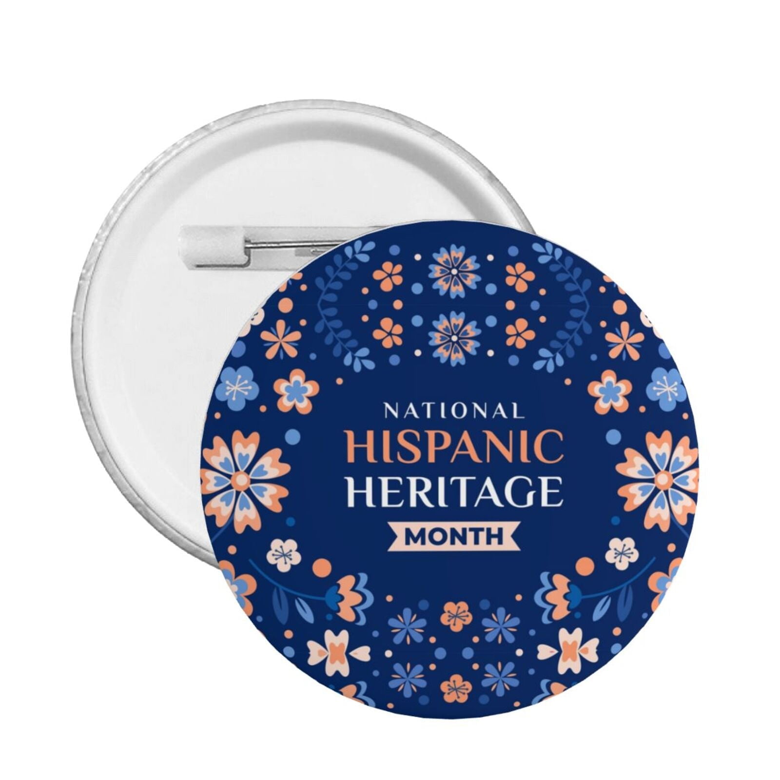 Hispanic Heritage Month Latin American 2024 Pin Button Badge ...