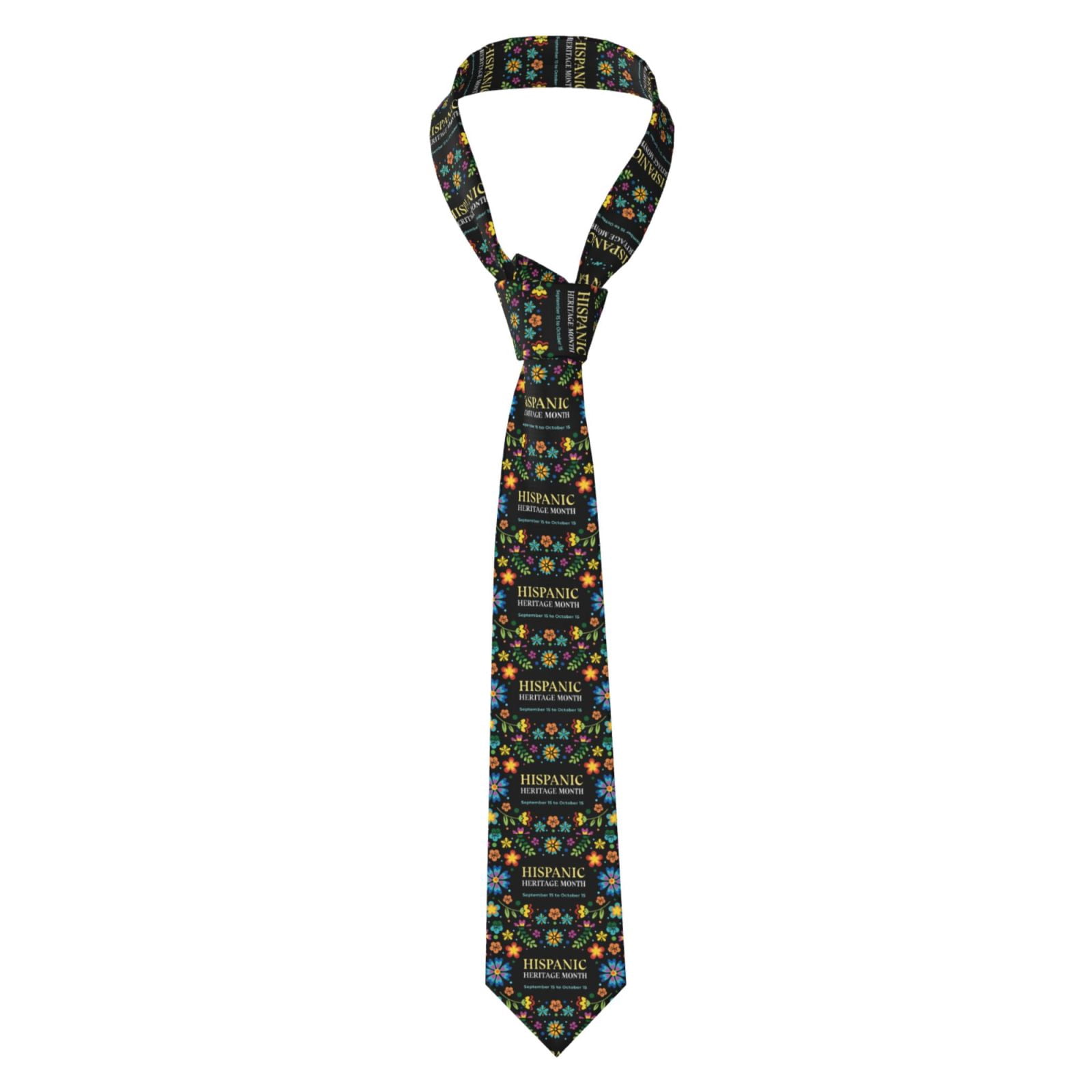 Hispanic Heritage Month Latin American 2024 Silk Ties For Men Casual ...