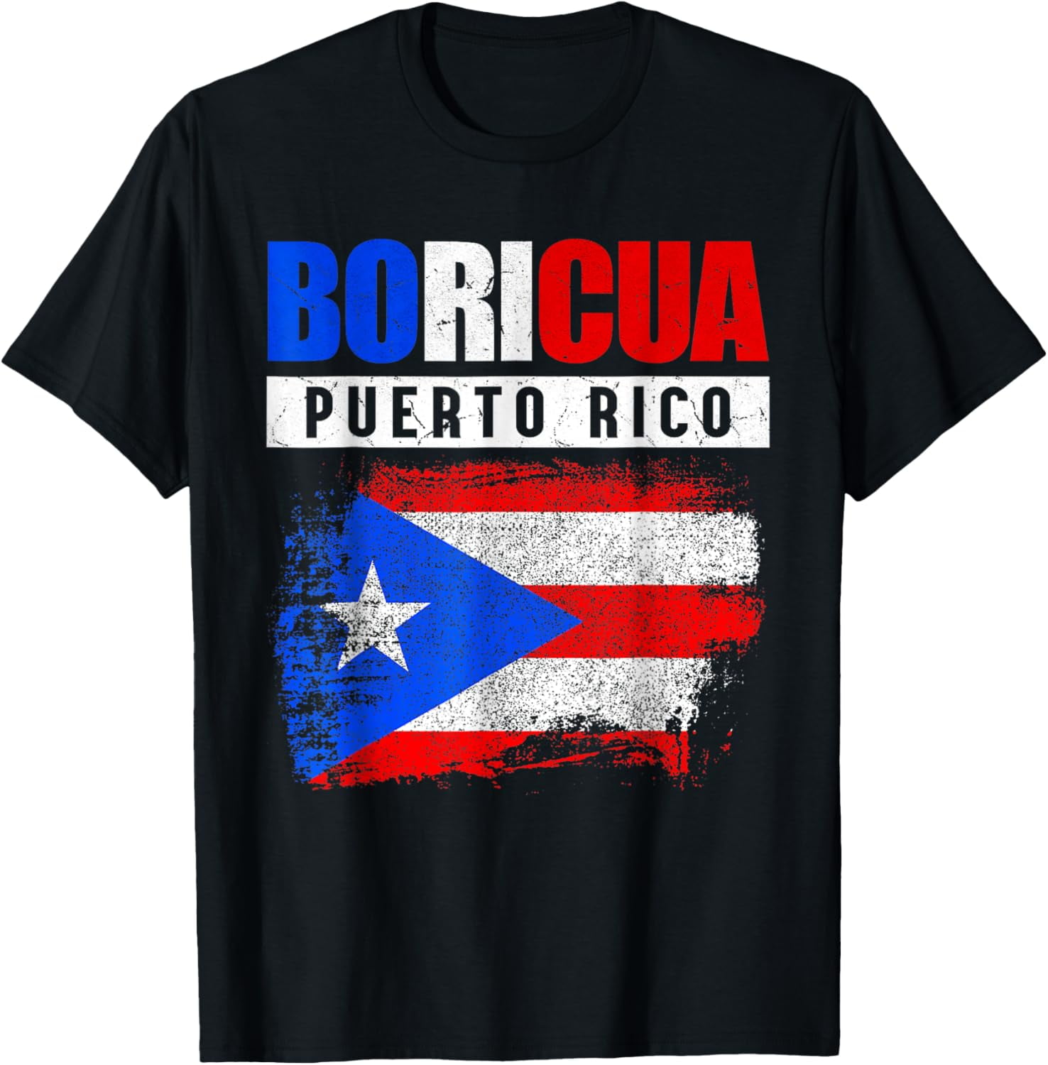 Hispanic Heritage Month Puerto Rico Flag Boricua Kids Rican T-Shirtmen ...