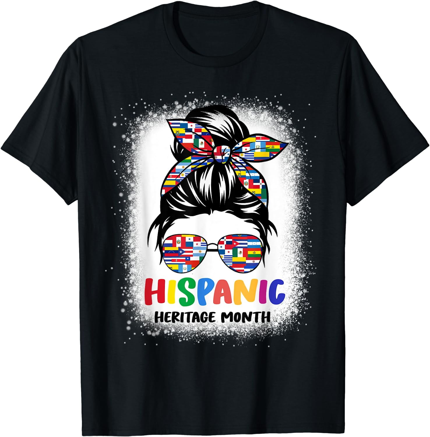 Hispanic Heritage Month Shirt Women Girl Kids Teacher Latino T-Shirt ...