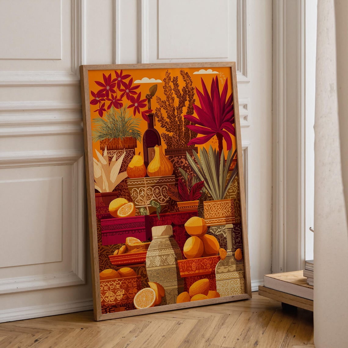 Hispanic Kitchen Botanical Still Life Citrus Agave Graphic Poster ...